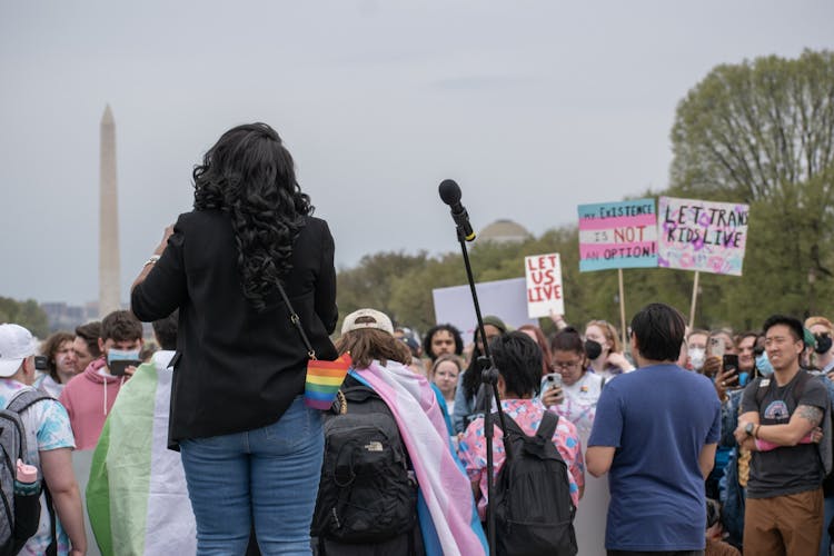 'We will not be erased’: Protesters gather on Capitol Hill to demand ...