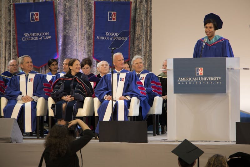 Burwell inaugurated as president in Bender Arena - The Eagle