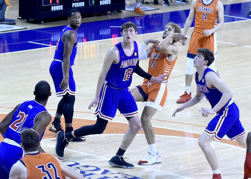 Men’s basketball sweeps Bucknell, clinches fifth seed in PL Tournament ...