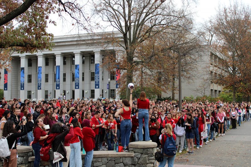 Students walk out to protest University’s response to sexual violence ...