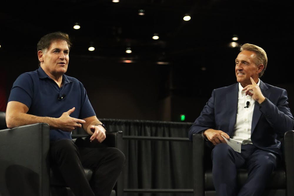 Mark Cuban talks business and policy at Dialogues for Democracy event ...