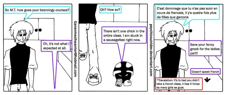 The Life of David: Fancy French words. - The Arizona State Press