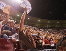 Thousands flock to arena party - The Arizona State Press