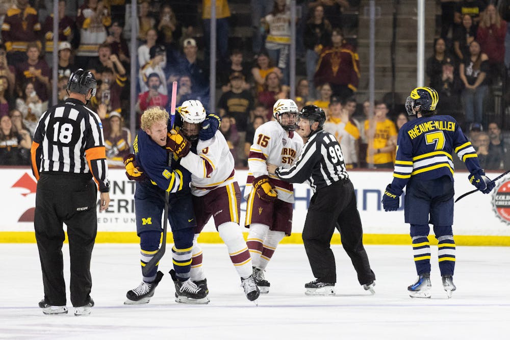 Why don't college hockey players fight? - The Arizona State Press
