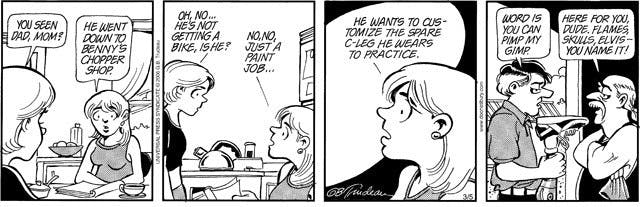 Doonesbury: Pimp my gimp - The Arizona State Press