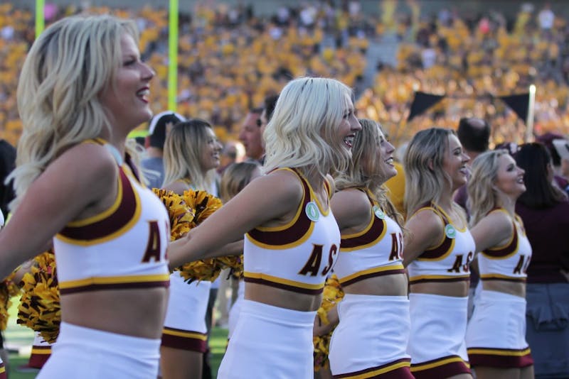 With no spectators at games, ASU's cheerleaders look ahead to next year ...