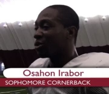 Osahon Irabor takes huge strides at corner - The Arizona State Press