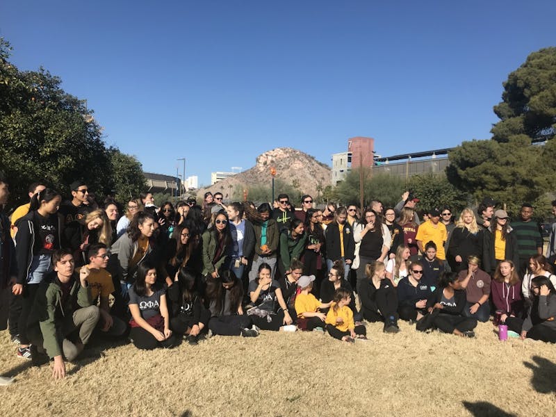 Video: Various ASU organizations came together to collect oranges for a ...