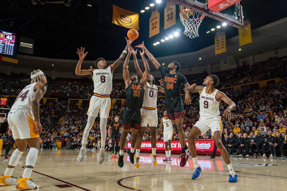 ASU defeats Bronny James and USC with a suffocating defense - The Arizona State Press
