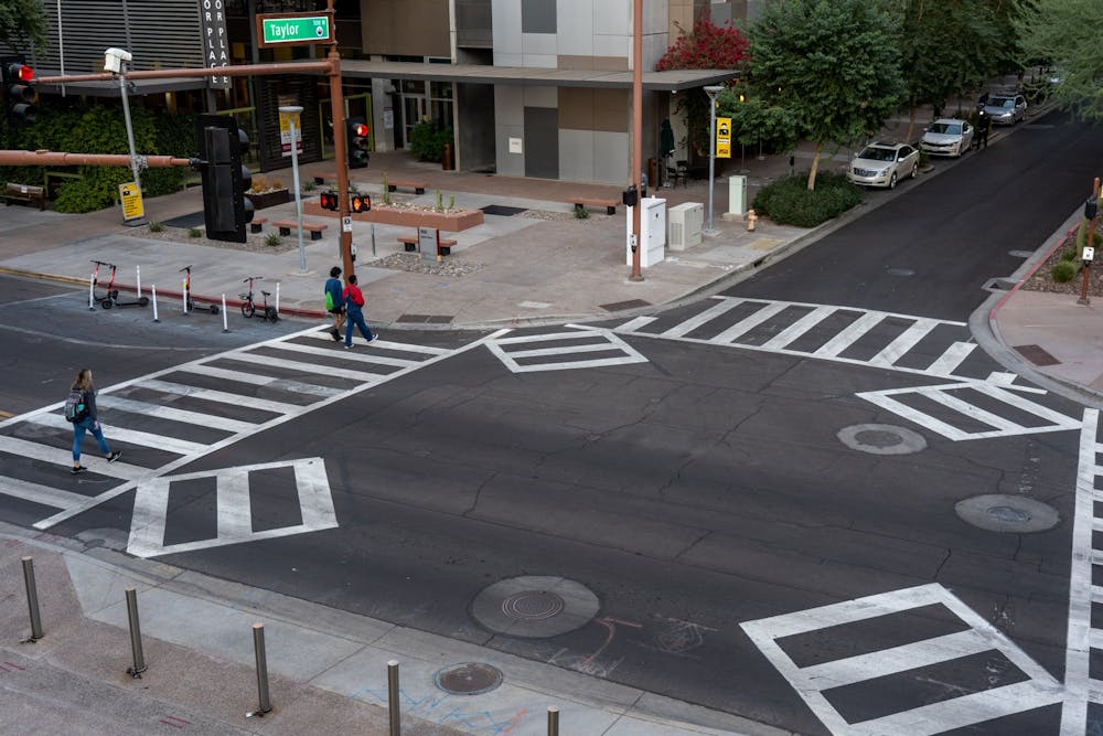 Video: Pedestrian scrambles make ASU's Downtown Phoenix campus more ...