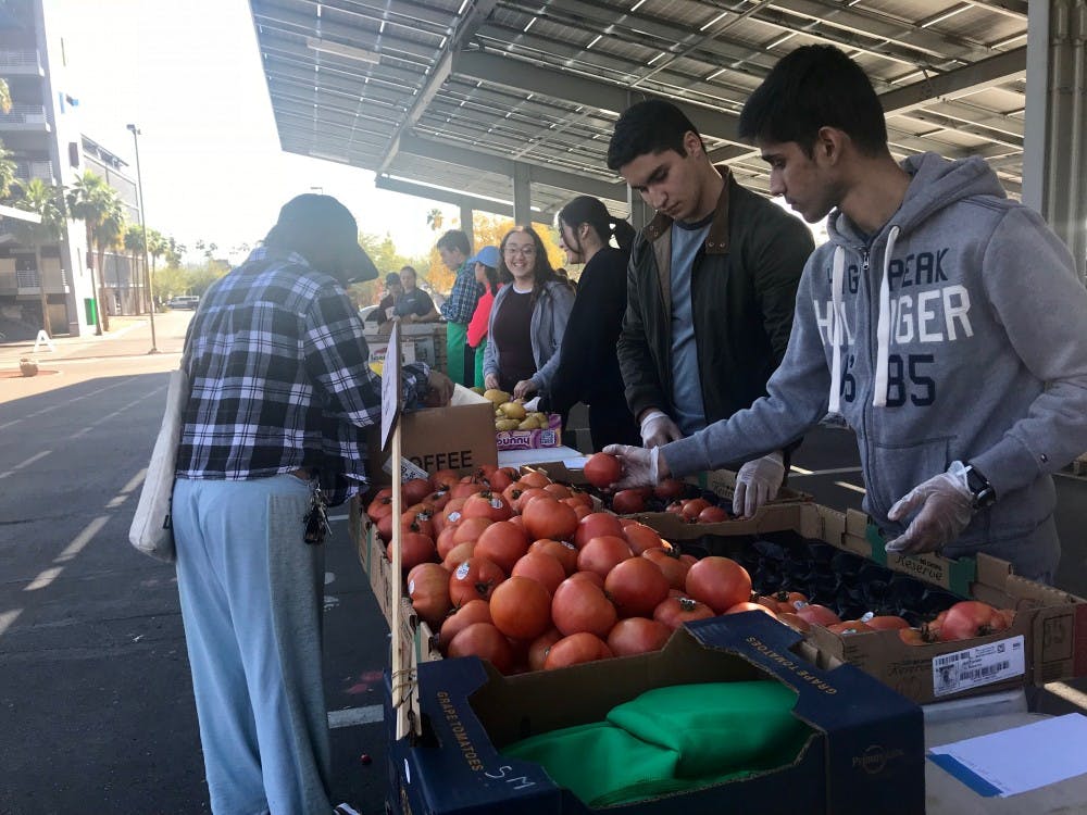 Video: ASU partners with a food bank to provide affordable fruits and ...