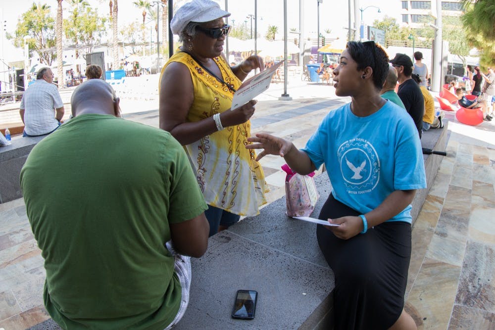 ASU students speak out against discrimination in Mesa - The Arizona ...