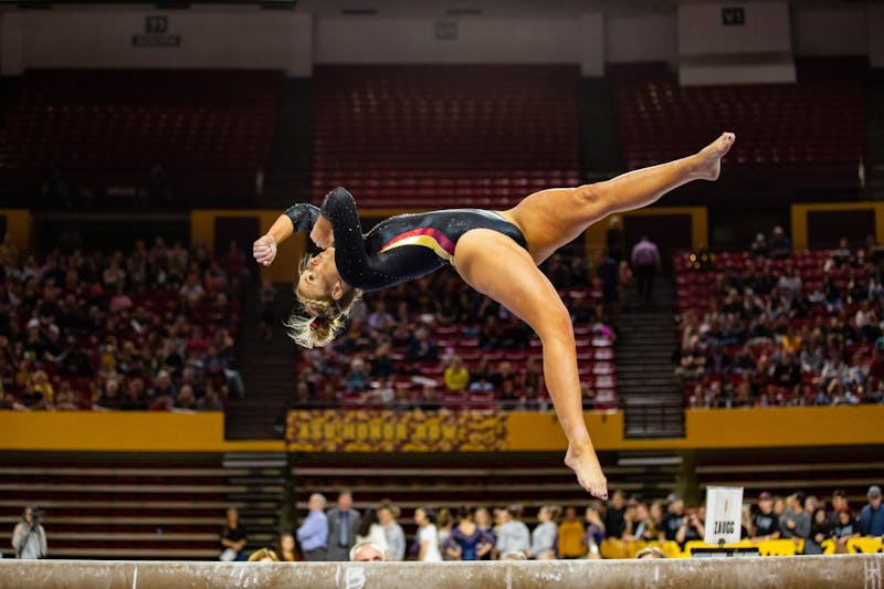 ASU gymnastics records first top 10 win since 2014 in upset over No. 10 ...