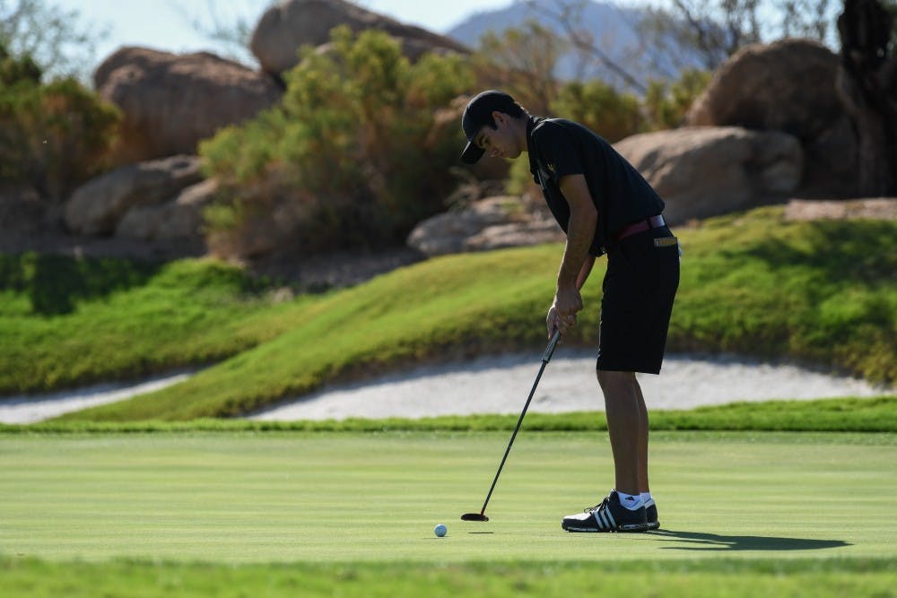 No. 10 ASU men's golf uses strong team effort to place second at ...