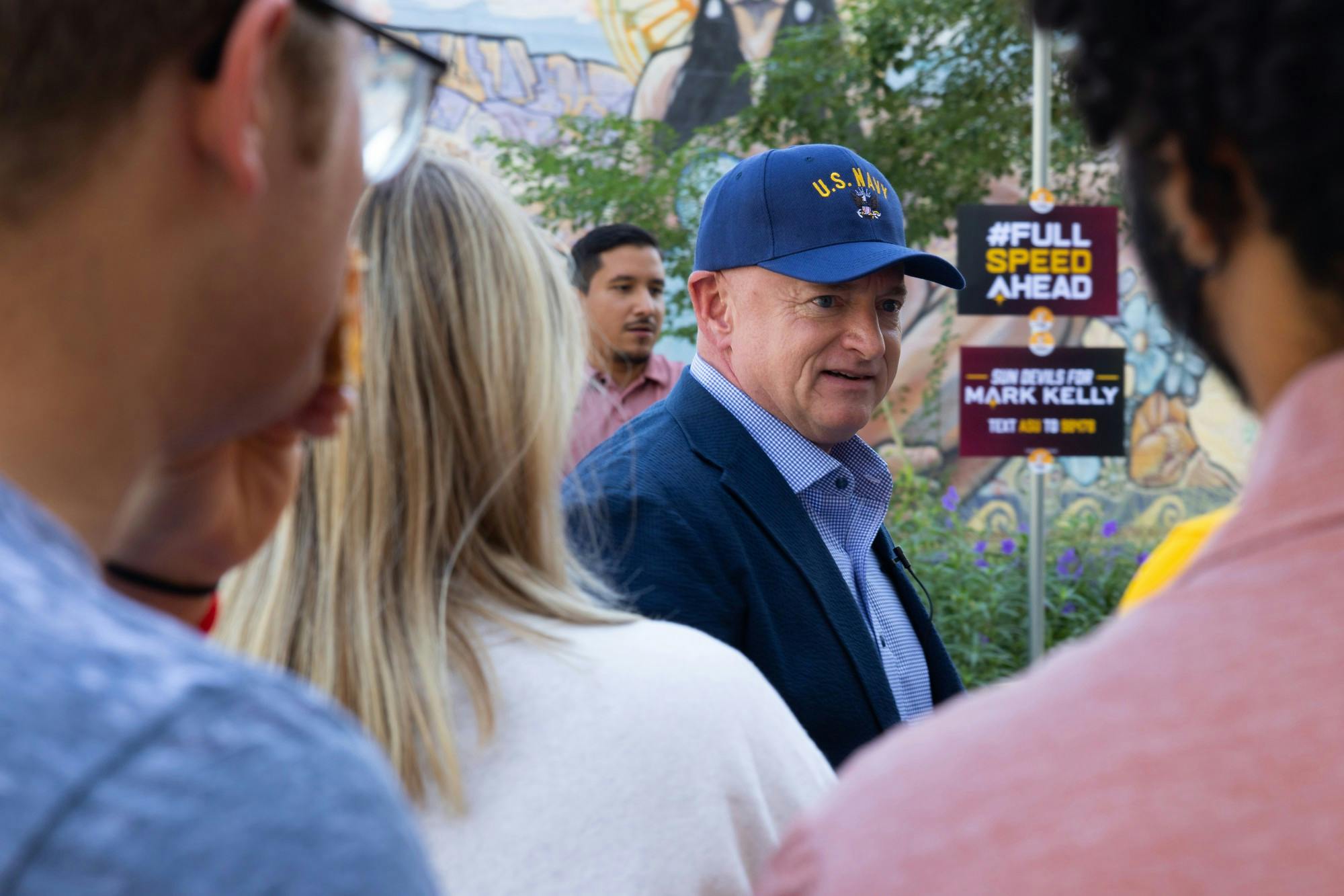 Mark Kelly emphasizes the student vote at event on ASU's Downtown ...