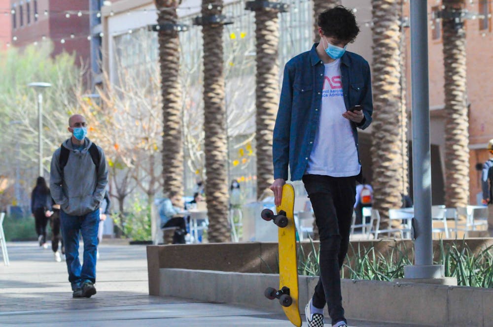COVID-19 cases at ASU continue to decline as Phoenix lifts mask mandate ...