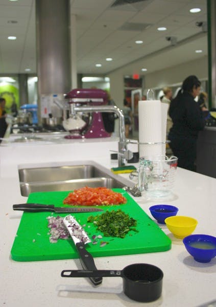 Students get cooking in new instructional kitchens - The Arizona State ...