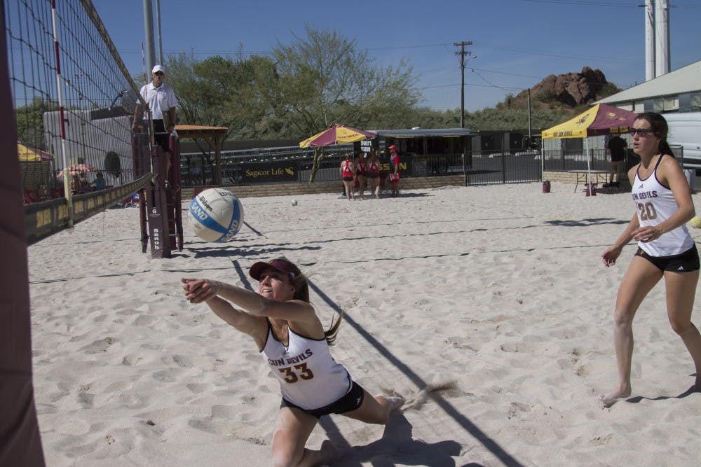 ASU beach volleyball drops two matches to open season - The Arizona ...