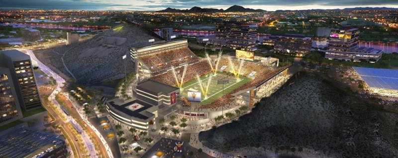 ASU athletics releases revised look at Sun Devil Stadium renovation ...
