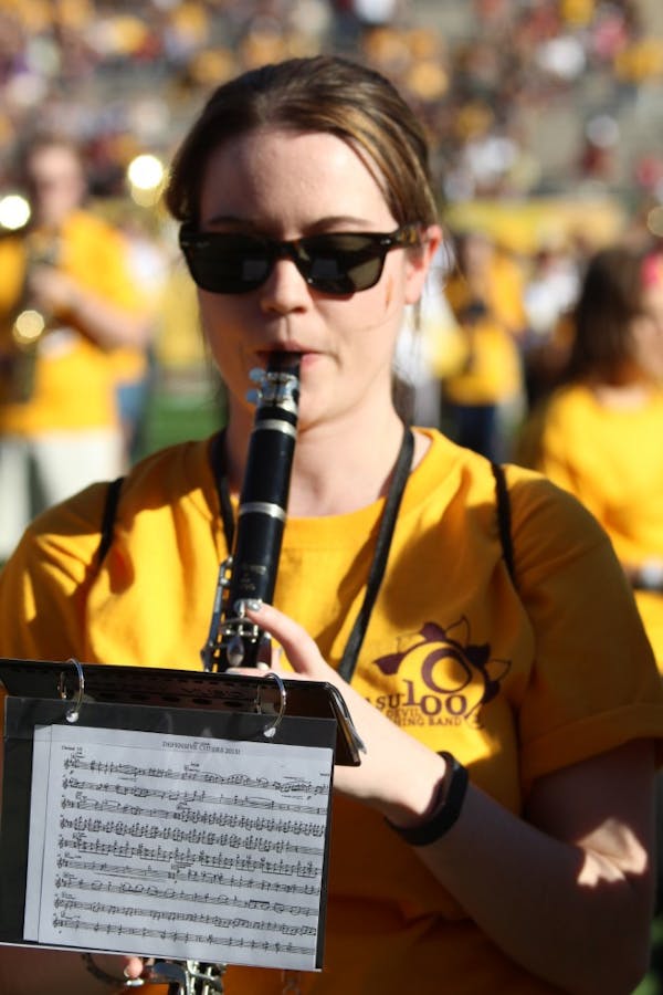 ASU Marching Band Celebrates 100-Years of Music with Alumni Performance ...