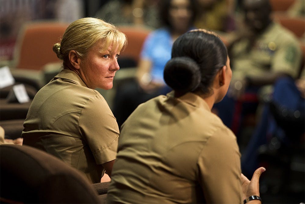 Panelists discuss female leadership in the Marine Corps - The Arizona ...