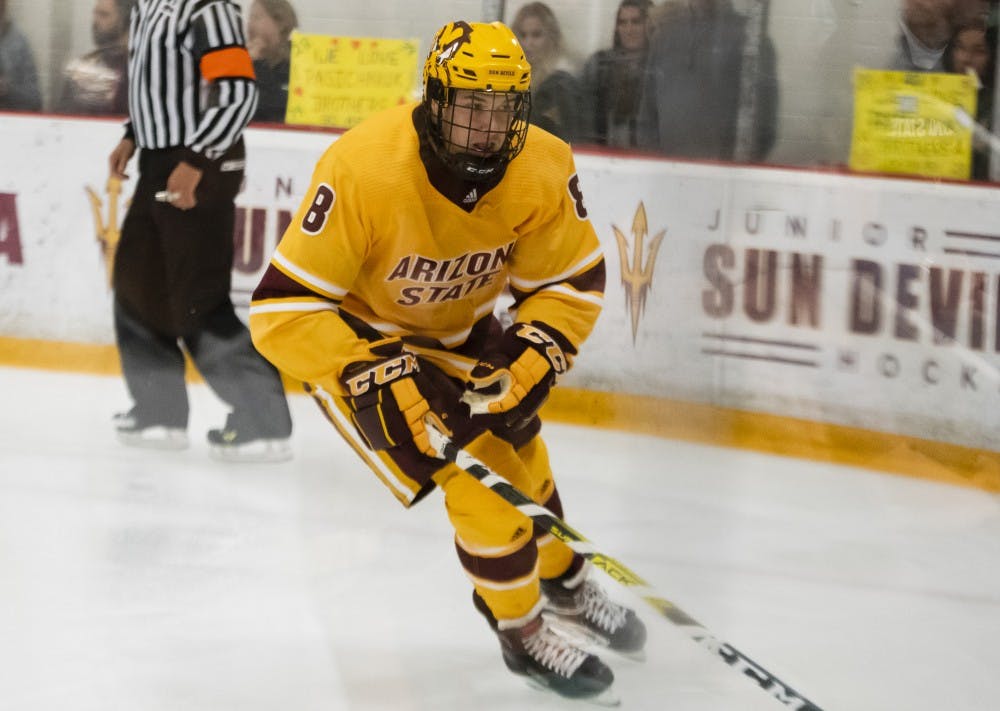 ASU hockey dismisses freshmen Logan Jenuwine, Carson Brière from ...