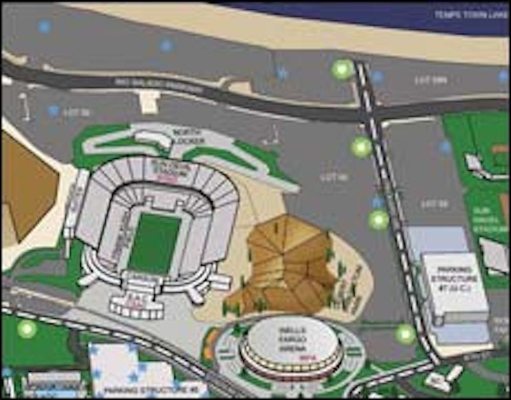 Lot 59 being split into three areas - The Arizona State Press