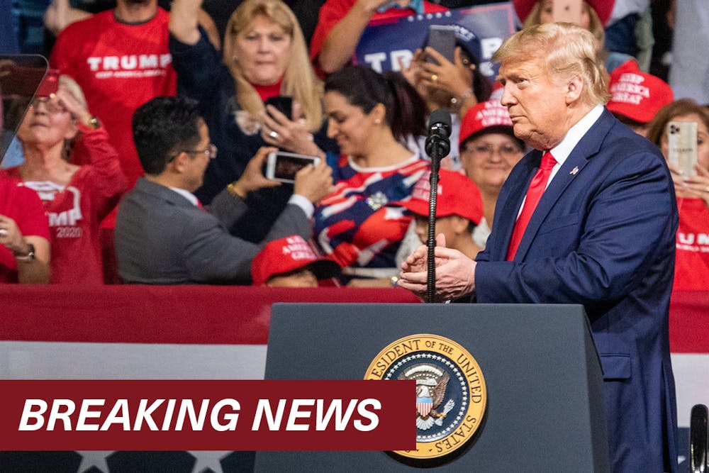 Former President Trump to host rally at Mullett Arena on Thursday - The ...