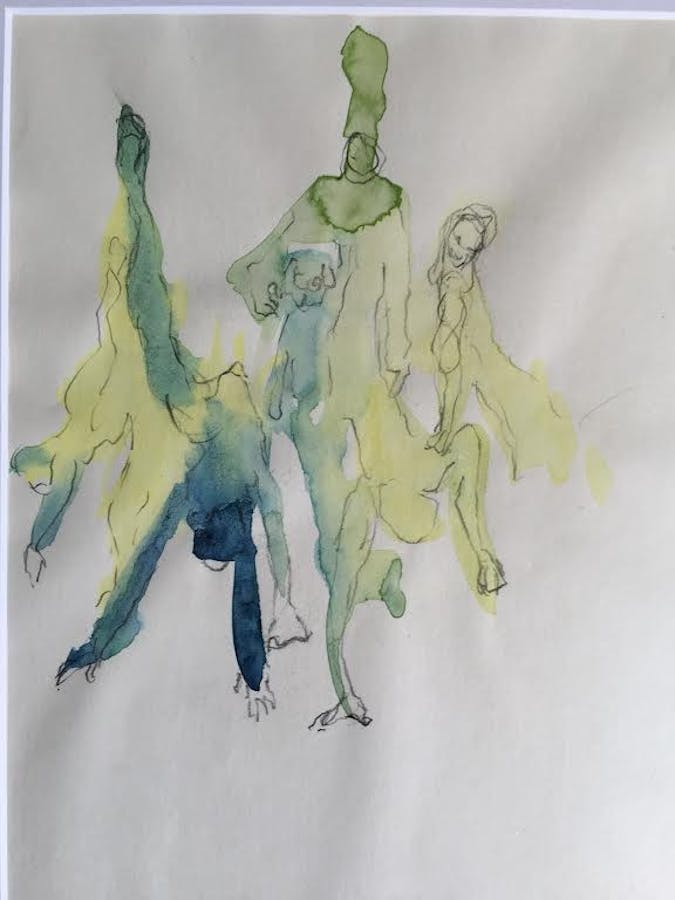 Barbara Colby's Watercolor Artwork - The Arizona State Press