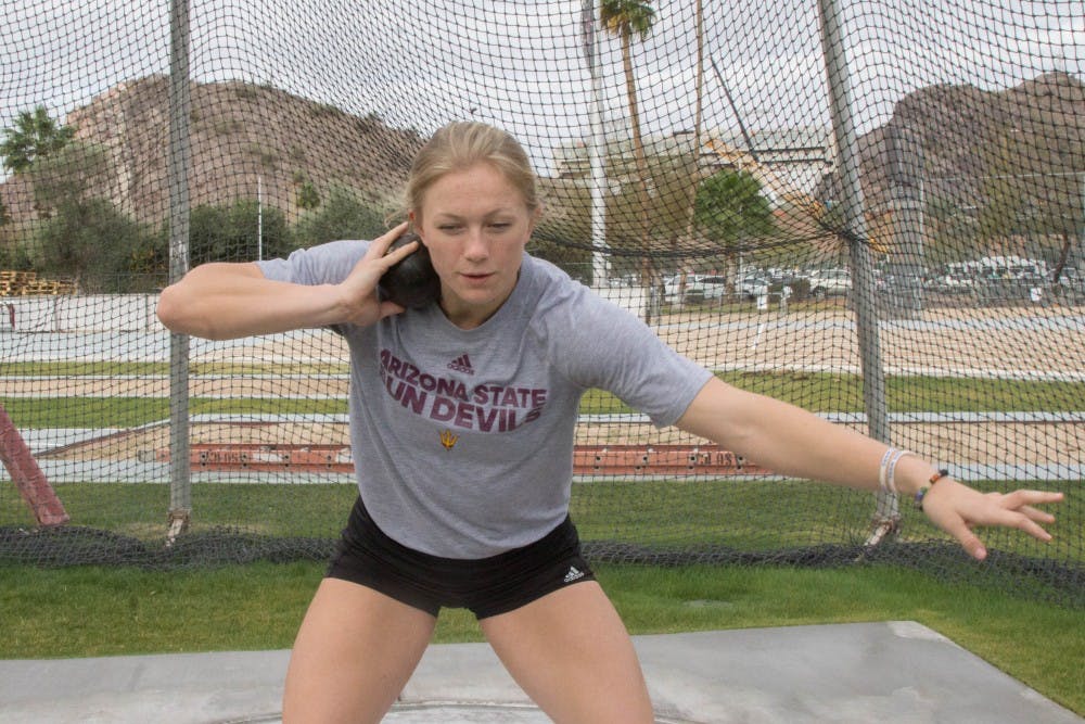 ASU thrower earns two titles at track and field championship - The ...