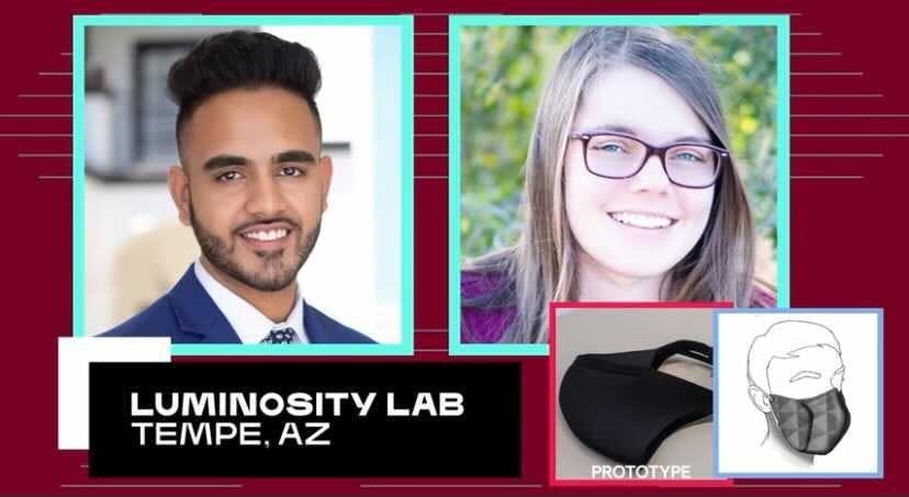 ASU Luminosity Lab team wins face mask challenge and $500,000 prize ...