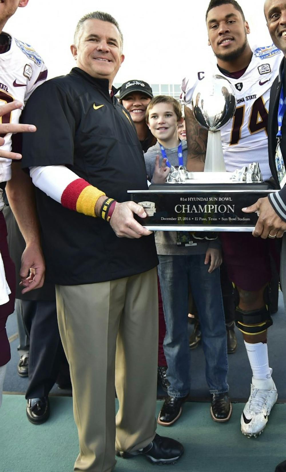 The coach's wife - The Arizona State Press