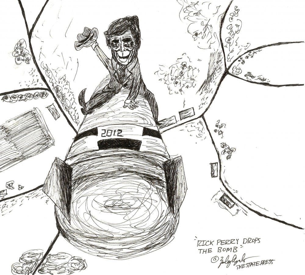 Aug. 18: Rick Perry Drops The Bomb - The Arizona State Press