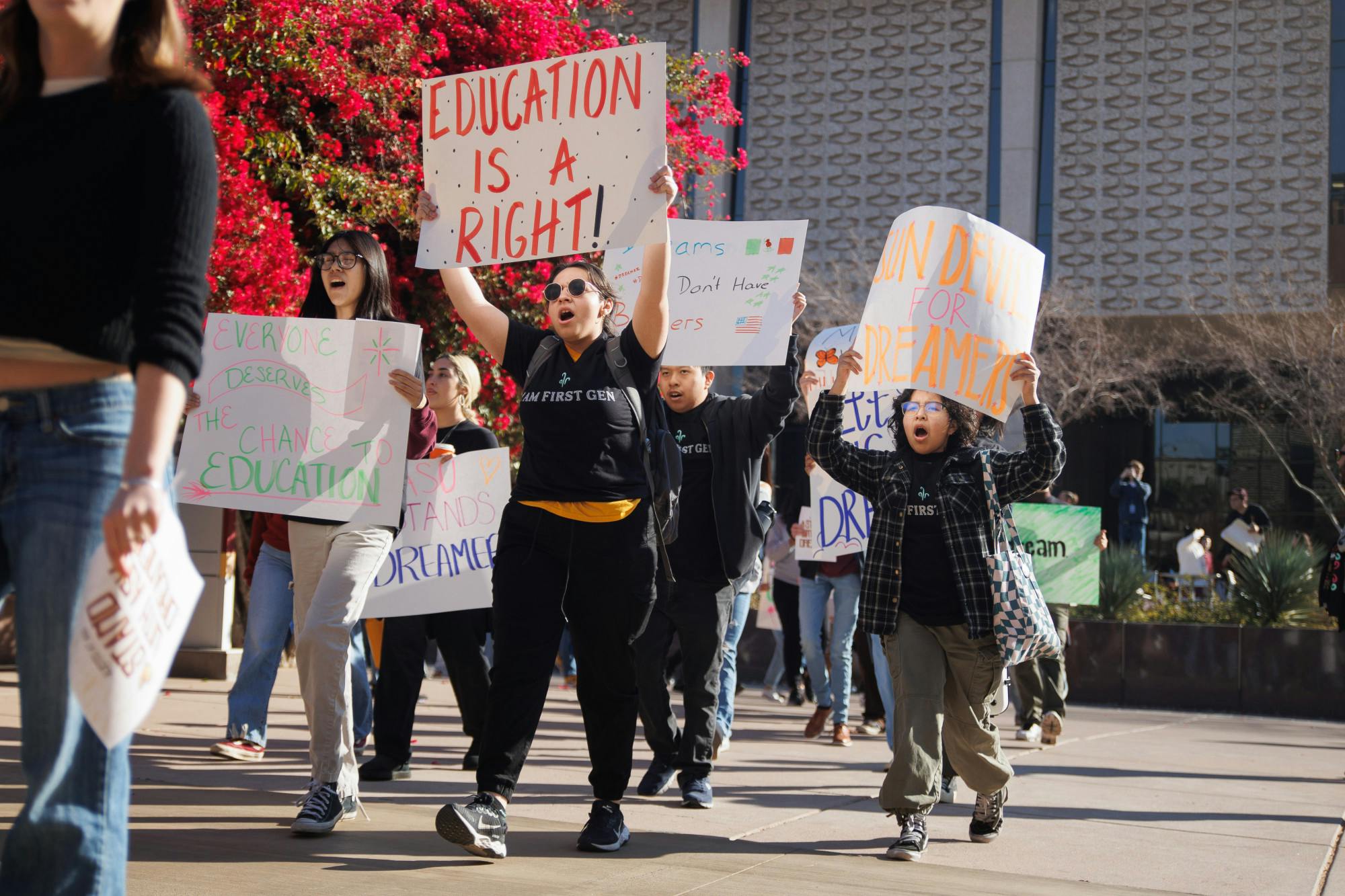Hundreds protest CRU at ASU event, in solidarity with immigrants and ...