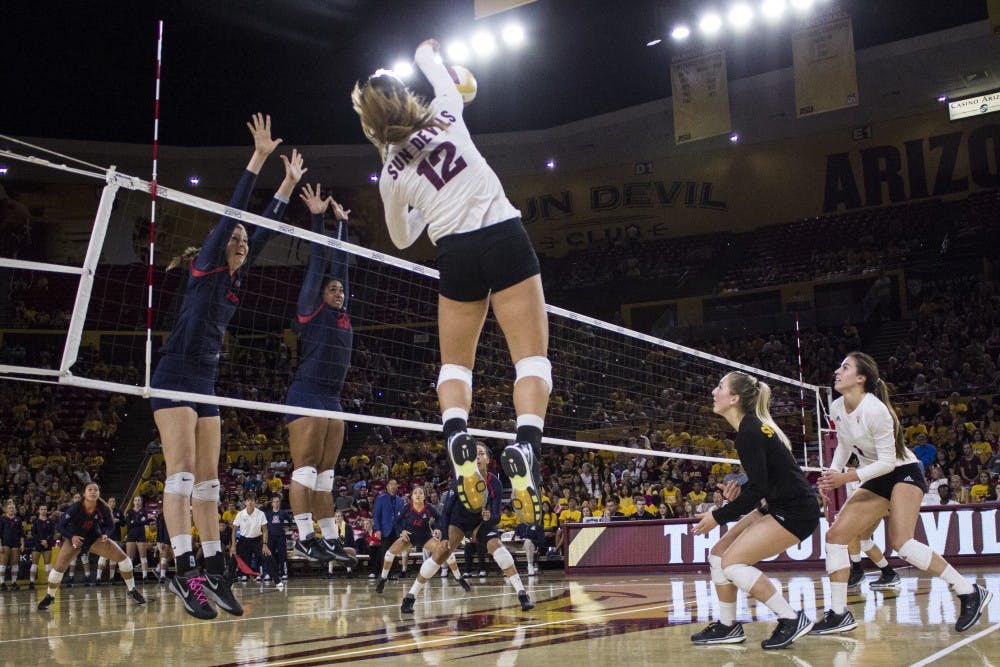 Macey Gardner injured in No. 5 ASU women volleyball's first loss of ...