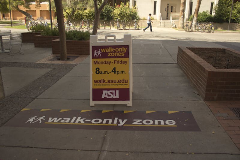 Expanded Walk-Only Zones created to ease campus traffic - The State Press