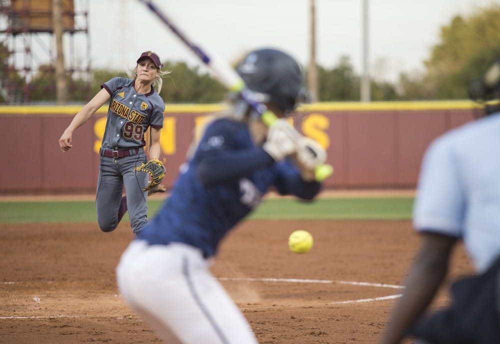 ASU softball allows five runs in first two innings, falls to Washington ...