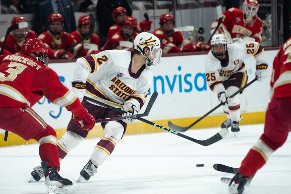 Strong goaltending leads injury riddled ASU hockey to series split ...
