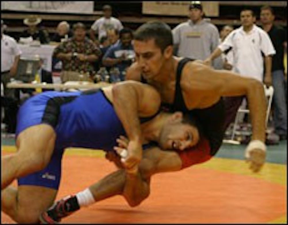 Wrestling participates in 1st tournament of season - The Arizona State ...