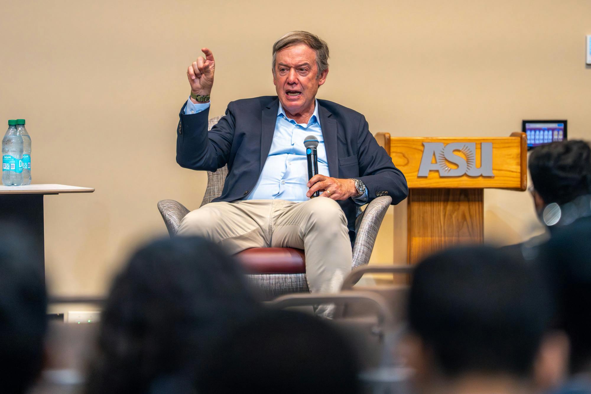 President Crow gives updates on the University amid political ...