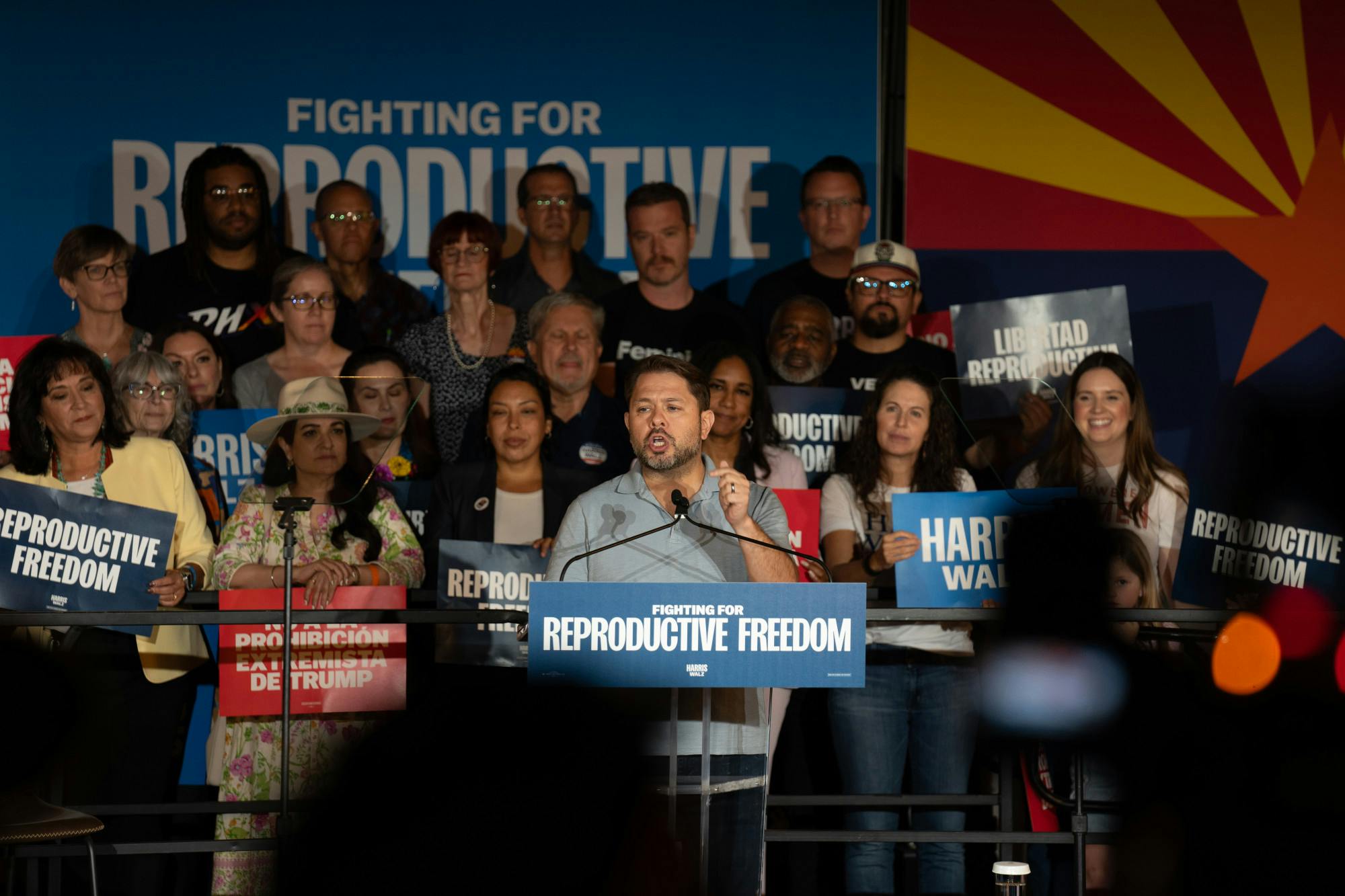 Rep. Ruben Gallego visits students in Tempe, encourages support for ...