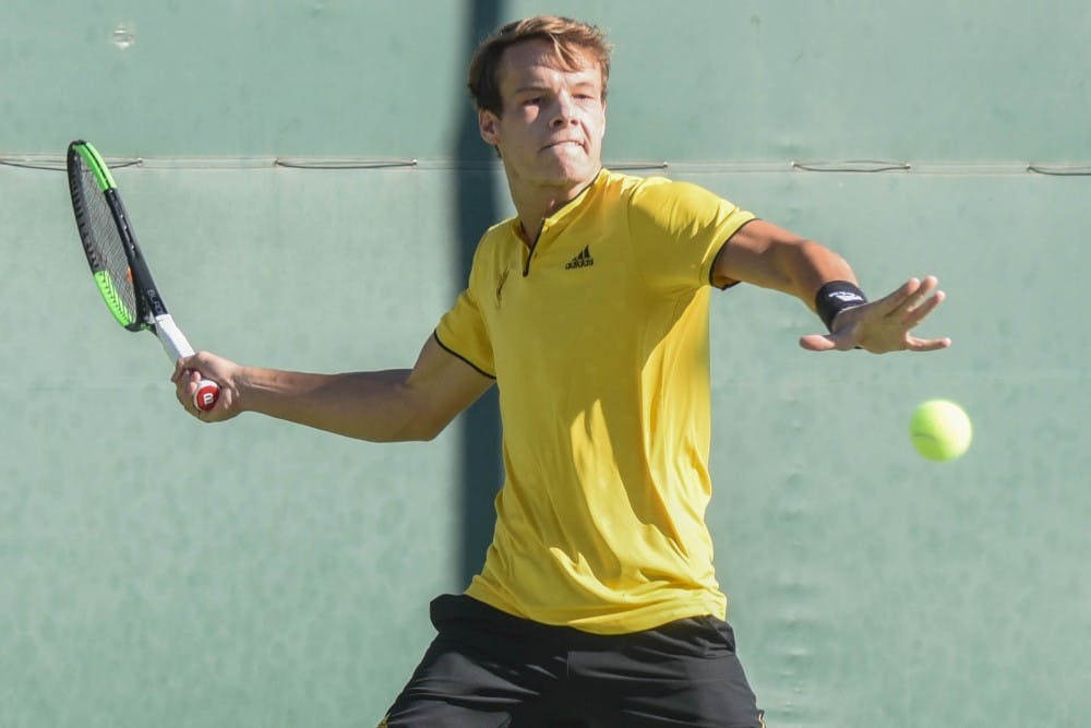 Lone senior for ASU men's tennis making most of his short Sun Devil ...