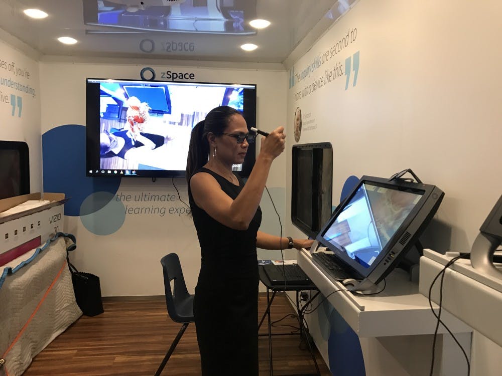 Education technology company zSpace visits ASU on bus tour - The ...