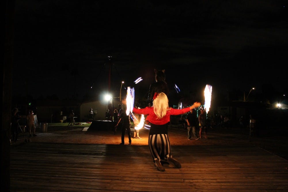 Flow arts: Dancing with elements - The Arizona State Press