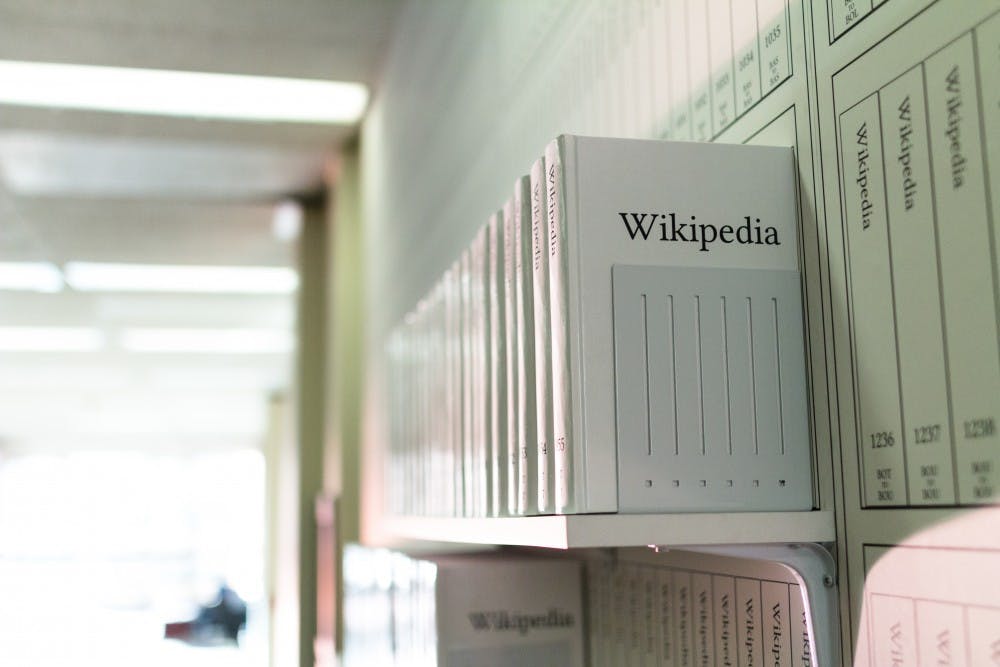 'In the Stacks: Print Wikipedia' displays knowledge as art - The ...