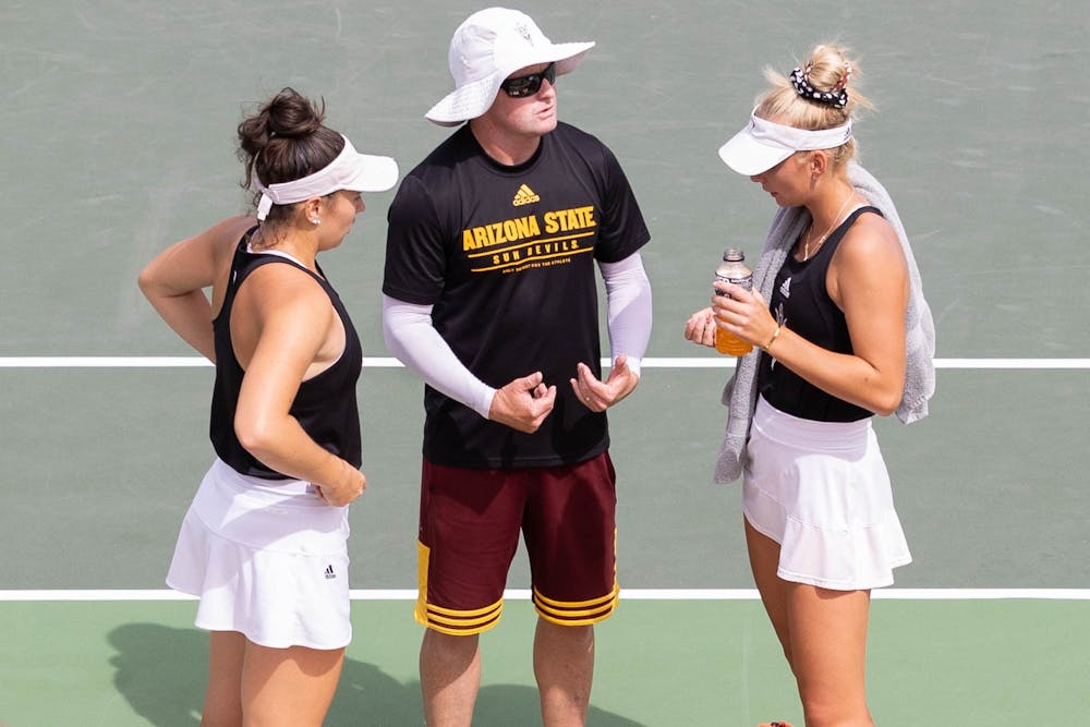 ASU women's tennis coach Matt Langley is more than an assistant - The Arizona State Press