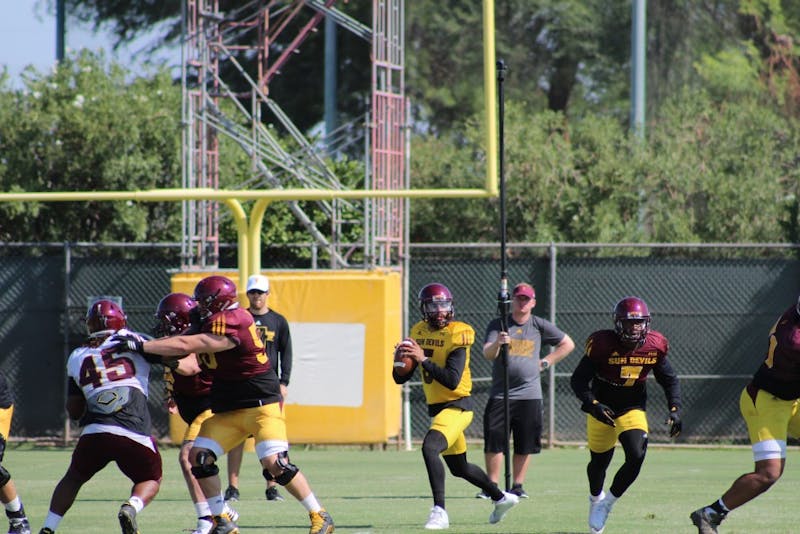 ASU football completes first in-stadium scrimmage - The State Press