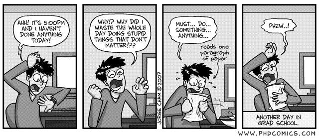 PhD: Time management/Low expectations 101 - The Arizona State Press