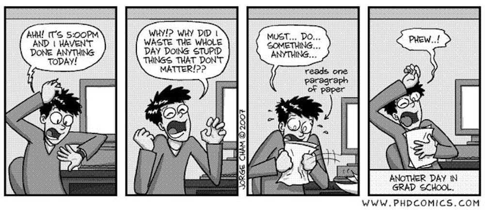 PhD: Time management/Low expectations 101 - The Arizona State Press