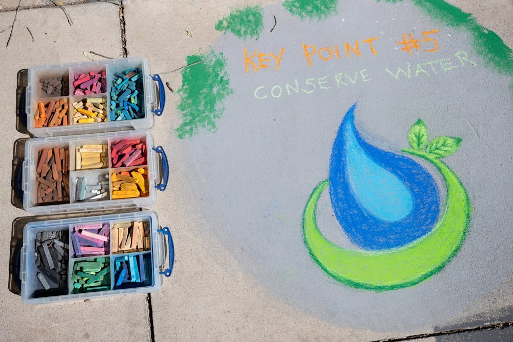 ASU kicks off Campus Sustainability Month with a chalk art event - The ...